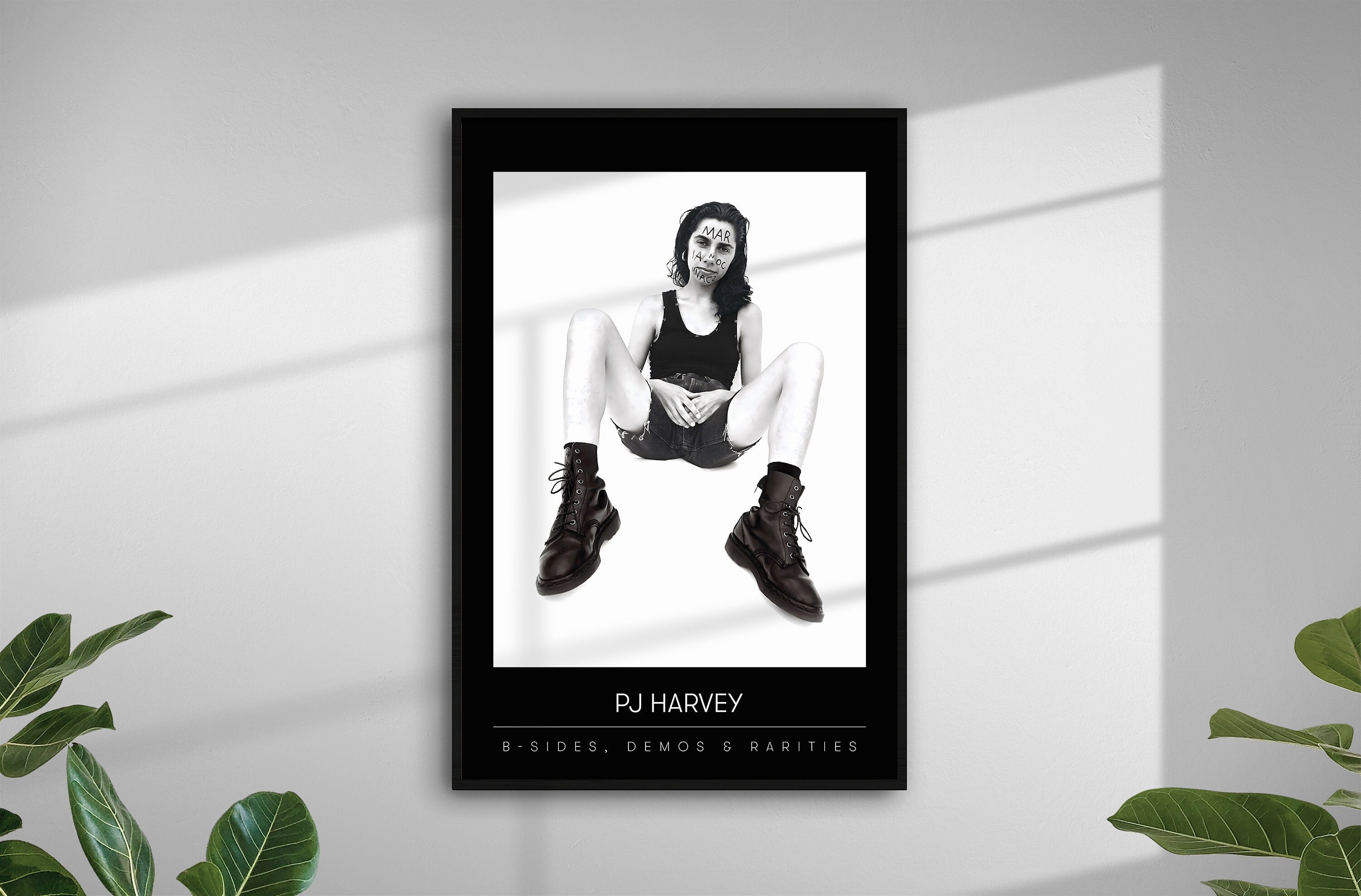 Pj Harvey Poster B Sides Demos And Rarities Pj Harvey Print Rock Music Decor Art Album Cover