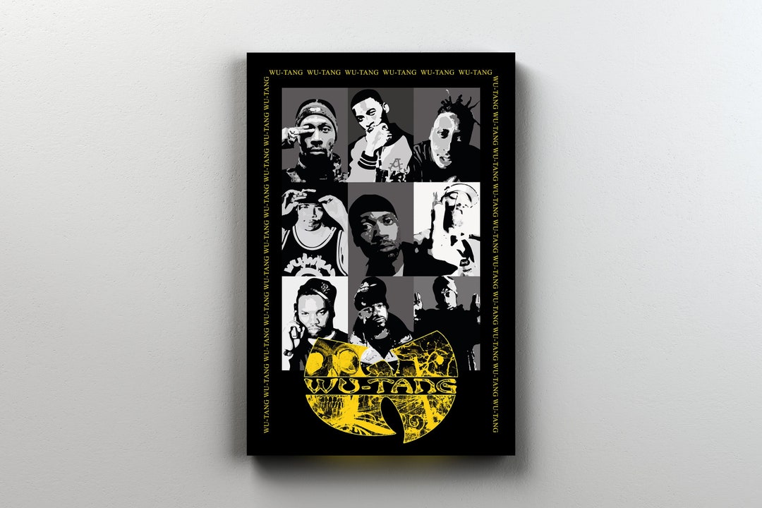 Wu-tang Clan Poster Wu-tang Clan Wall Art Hip Hop Poster - Etsy