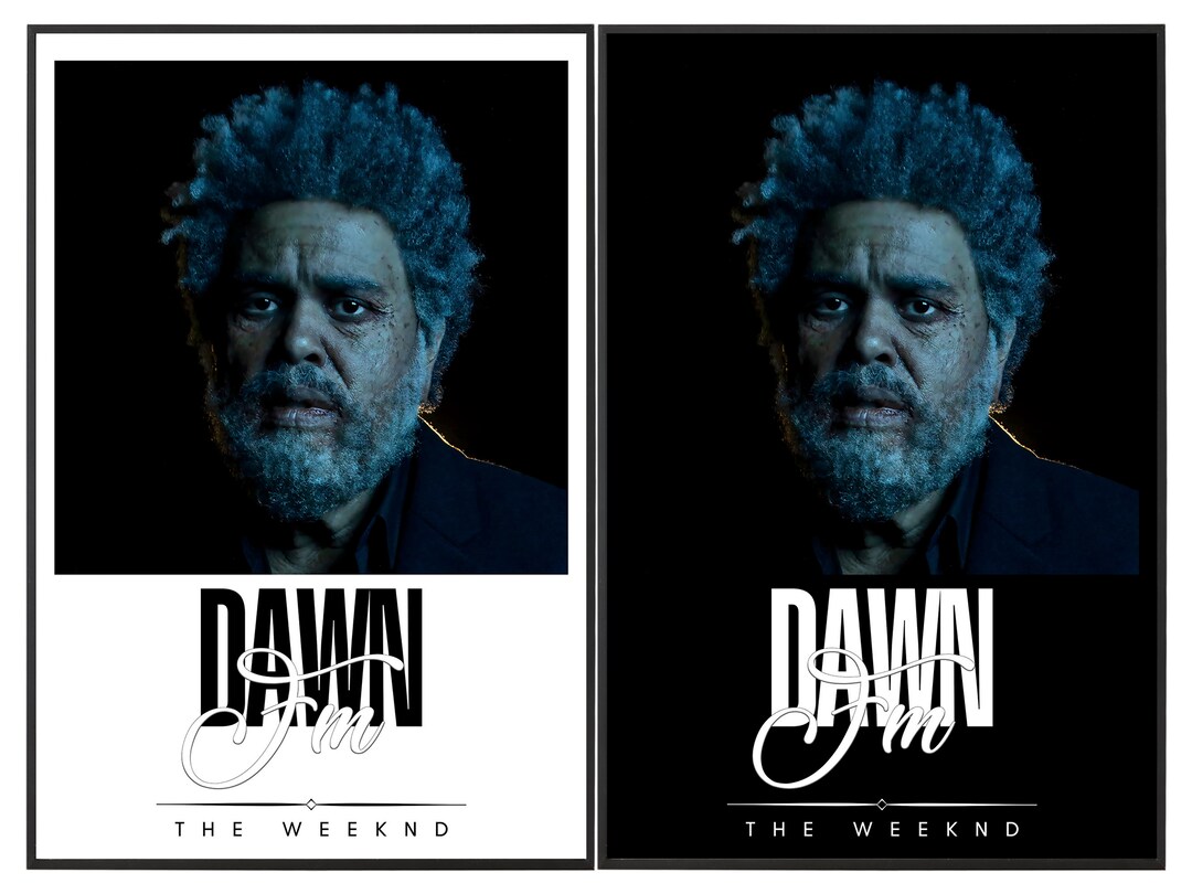 The Weeknd Poster Dawn FM Album Cover Art The Weeknd Print - Etsy.de