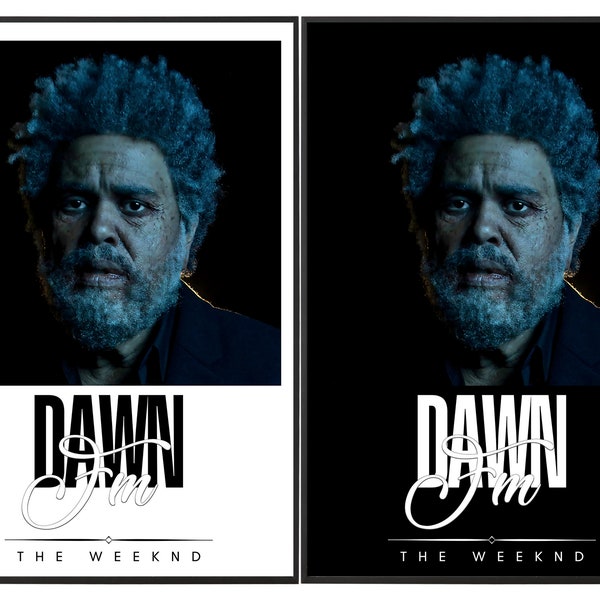 The Weeknd Wall Art - Etsy
