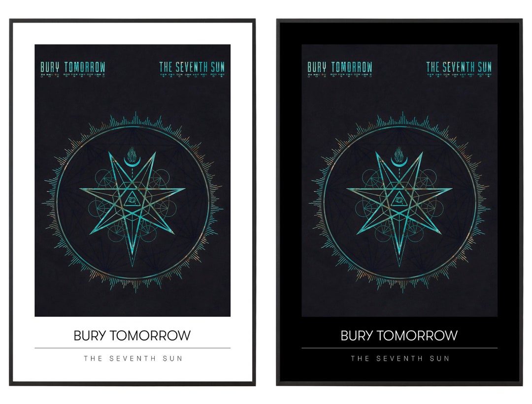 Bury Tomorrow Poster the Seventh Sun Bury Tomorrow Print - Etsy
