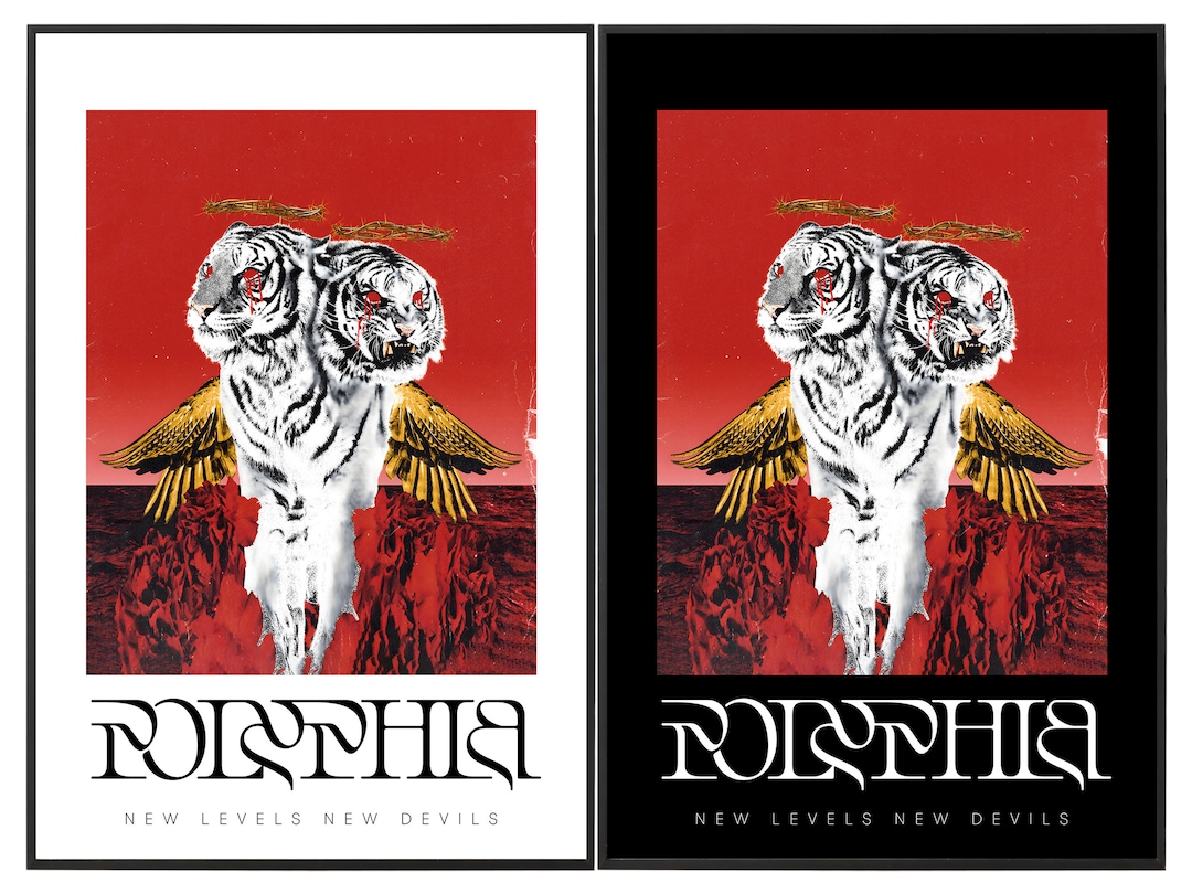 Polyphia Poster New Levels New Devils Polyphia Print Progressive Rock Music Decor Art Album
