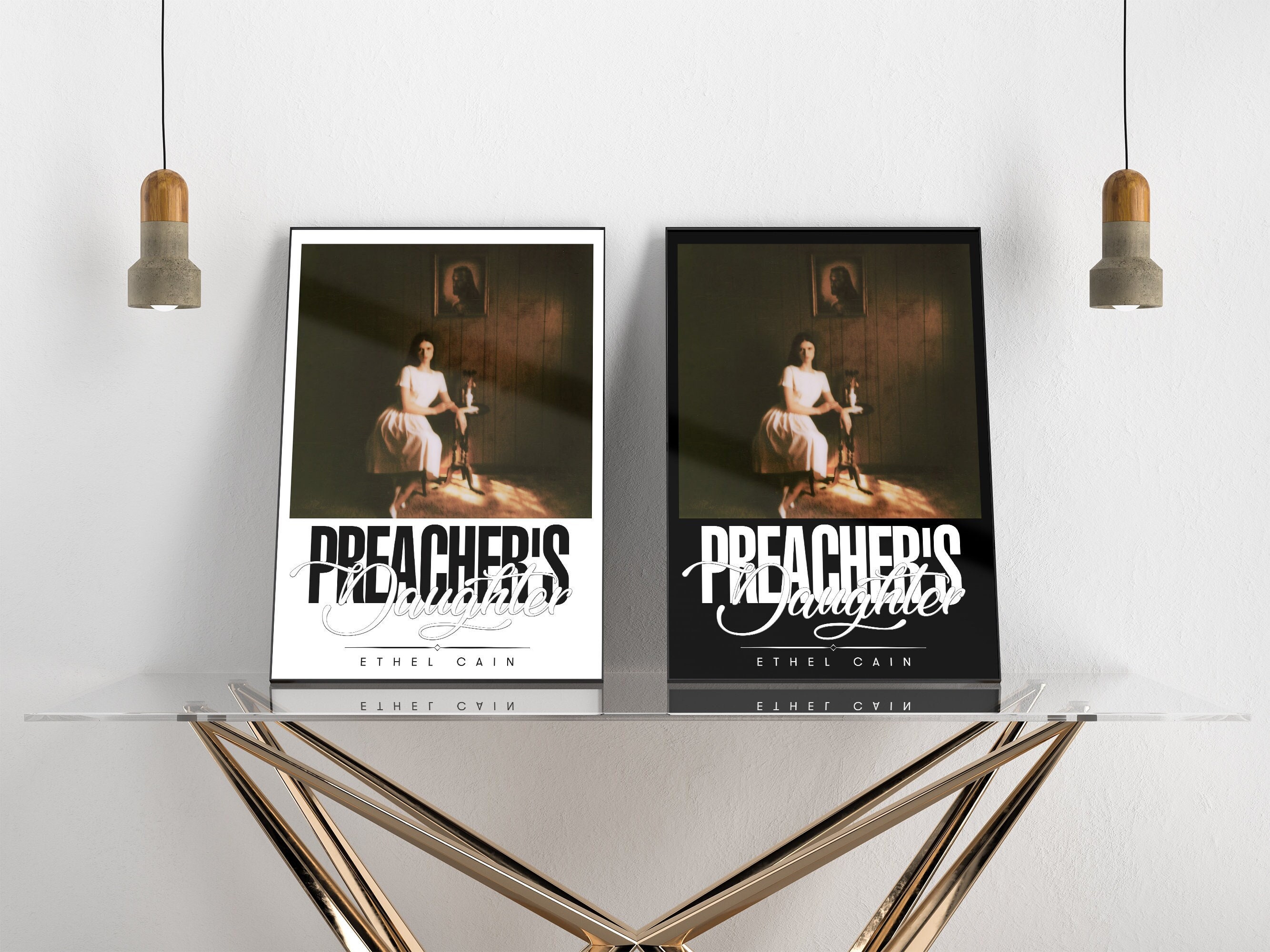 Ethel Cain Poster Preachers Daughter Ethel Cain Print Ethereal Wave Music Decor Artalbum