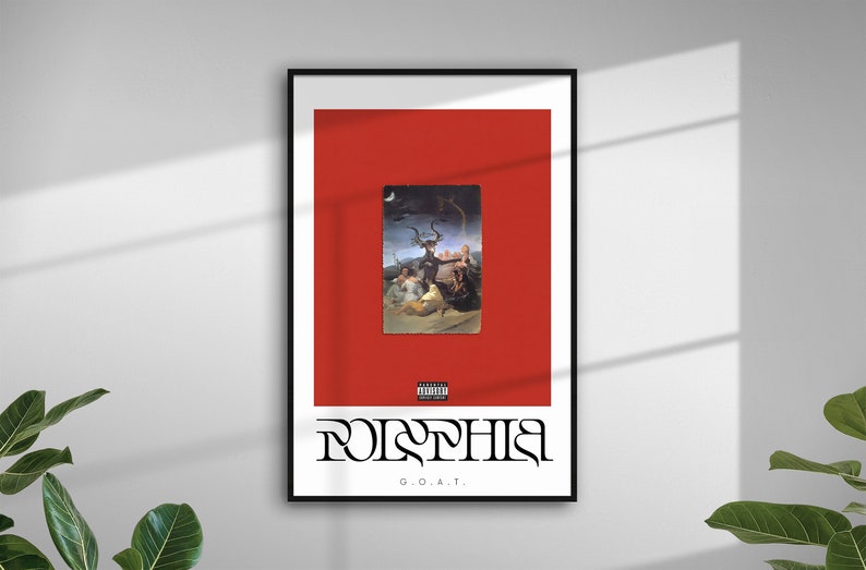 Polyphia Poster, G.O.A.T Poster, Polyphia Print, Progressive Rock Music ...