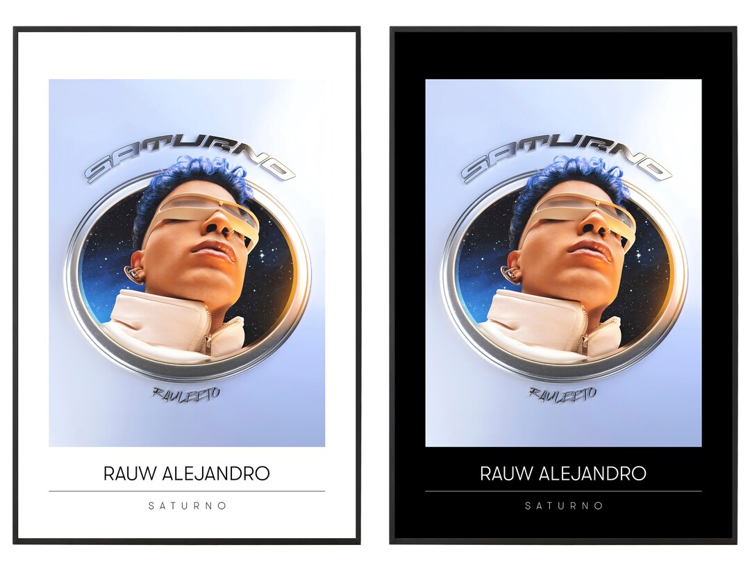 Rauw Alejandro Poster SATURNO Rauw Alejandro Print Latin - Etsy
