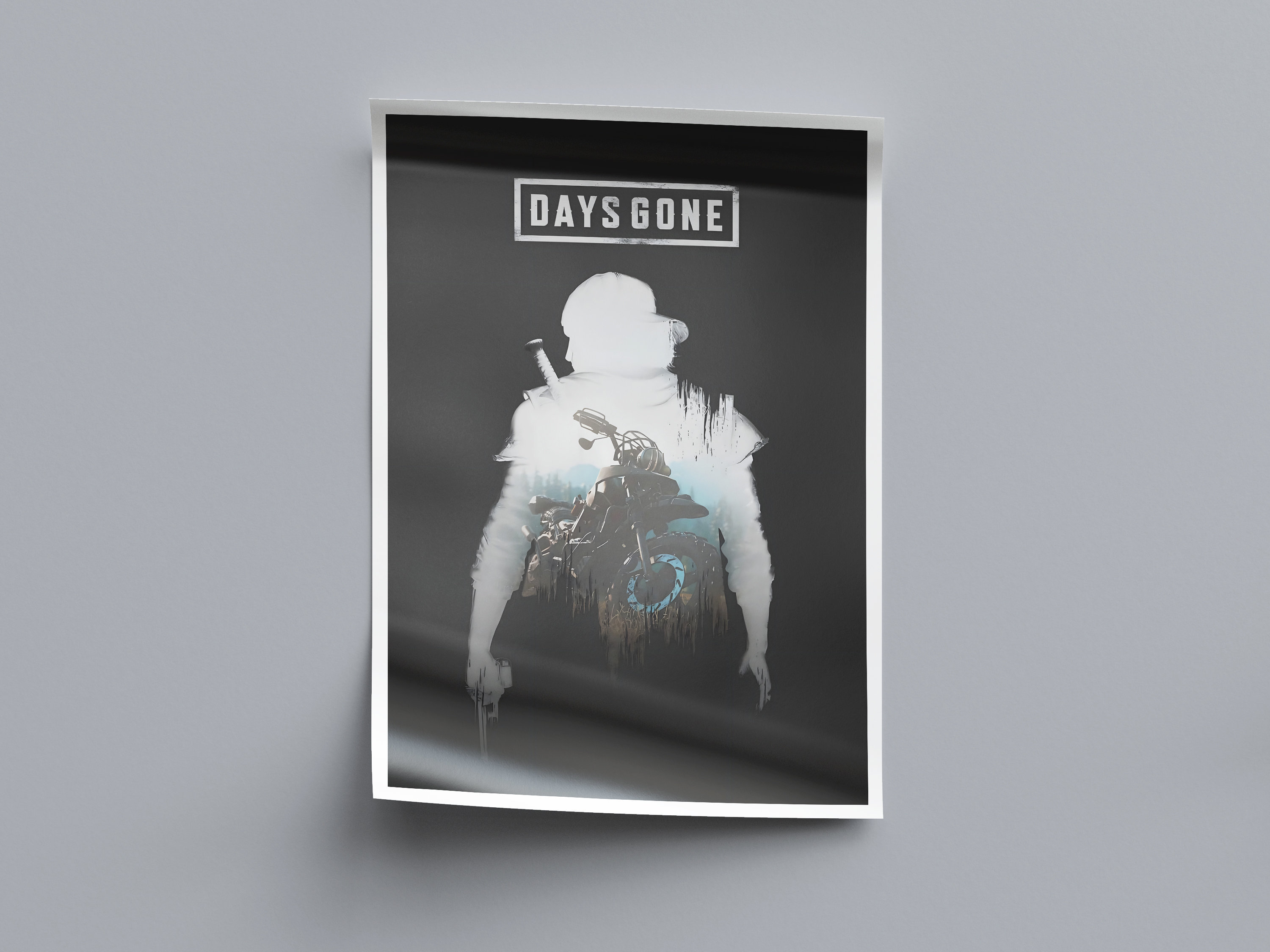 Days Gone Poster, Days Gone Print, Days Gone Gift, Days Gone Wall Art ...