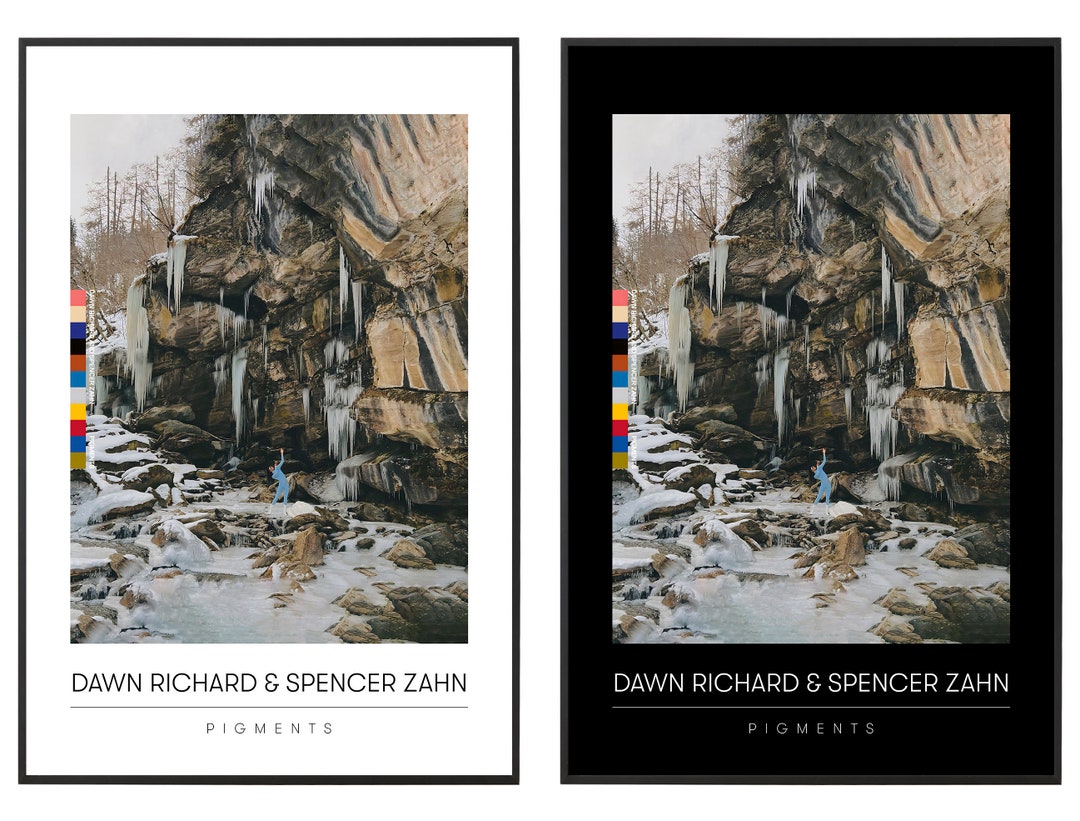 Dawn Richard & Spencer Zahn Poster Print, Pigments Poster Gift, Avant ...