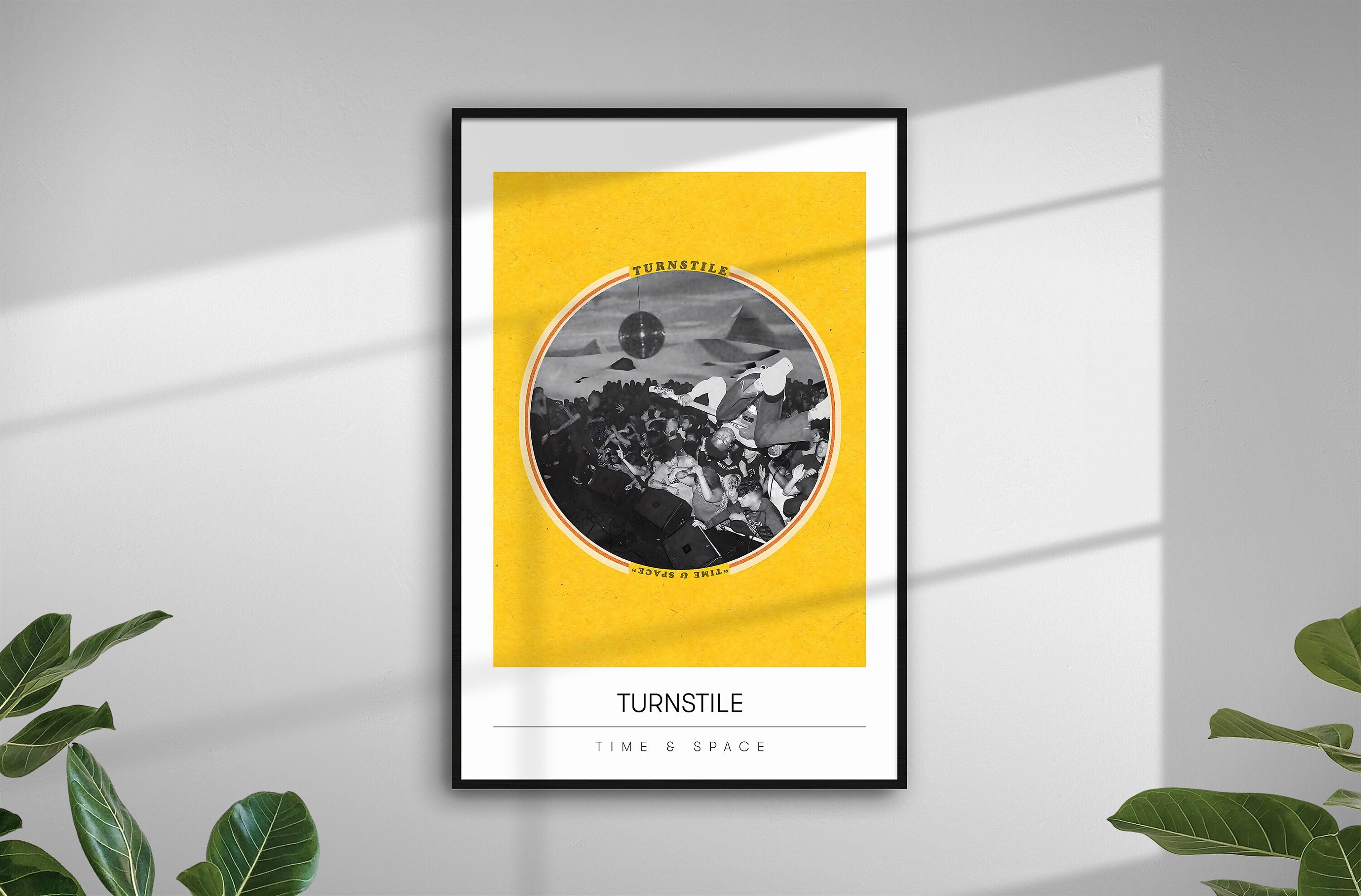 Turnstile Poster, Time & Space Poster, Turnstile Print, Hardcore Punk ...