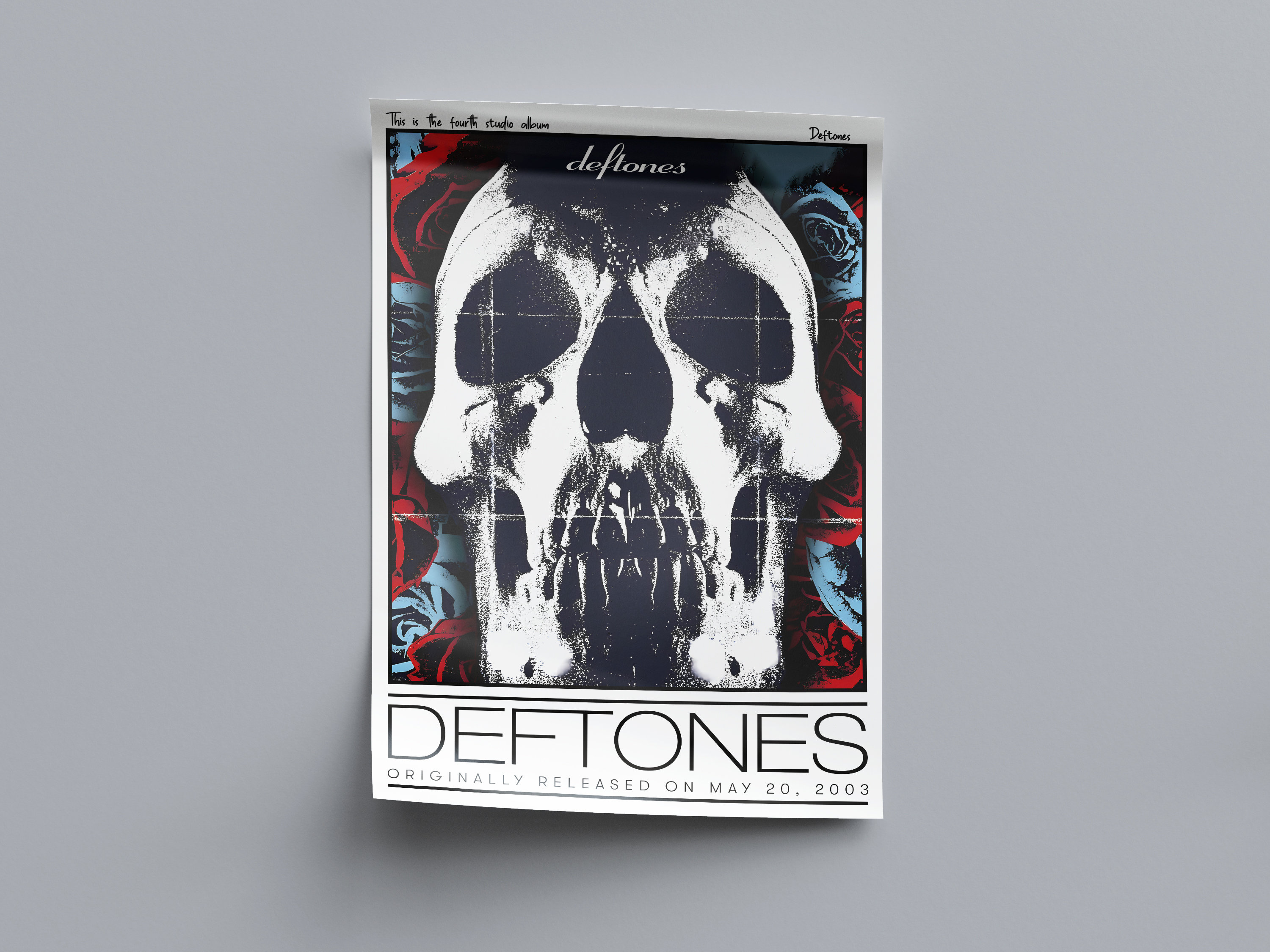 Deftone Poster, Deftone Album Poster, Deftone Gift, Deftone Print ...