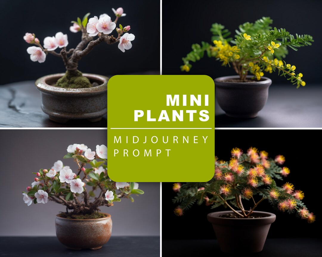 Midjourney Prompt for Mini Plants - Etsy