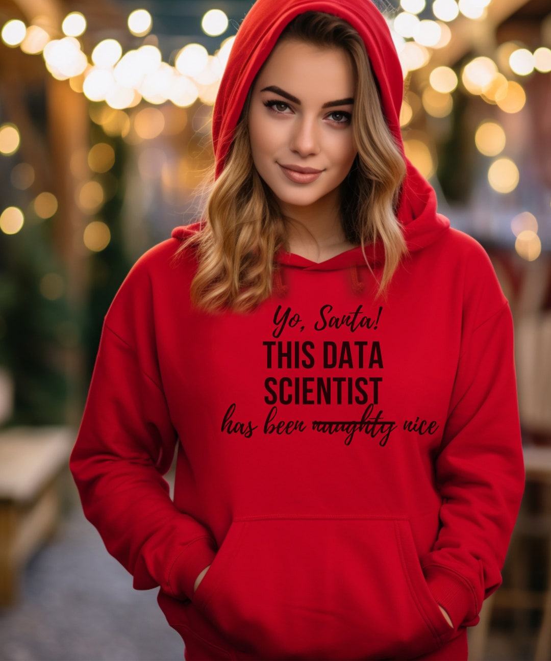 Cozy Christmas Data Scientist Hoodie Funny Christmas - Etsy