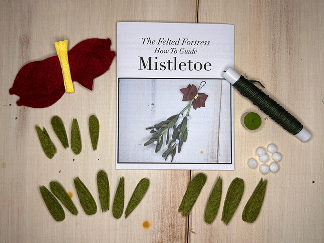 Felt Mistletoe Bundle - DIY Kit - Etsy UK