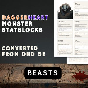 Gm Screen for Daggerheart - Etsy
