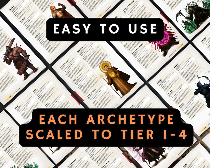 100+ Daggerheart Monster Essential Archetype Stat Blocks | 5e ...