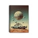 Futuristic Nostalgia Retro Notebook Cars on Mars Spiral Binding and ...
