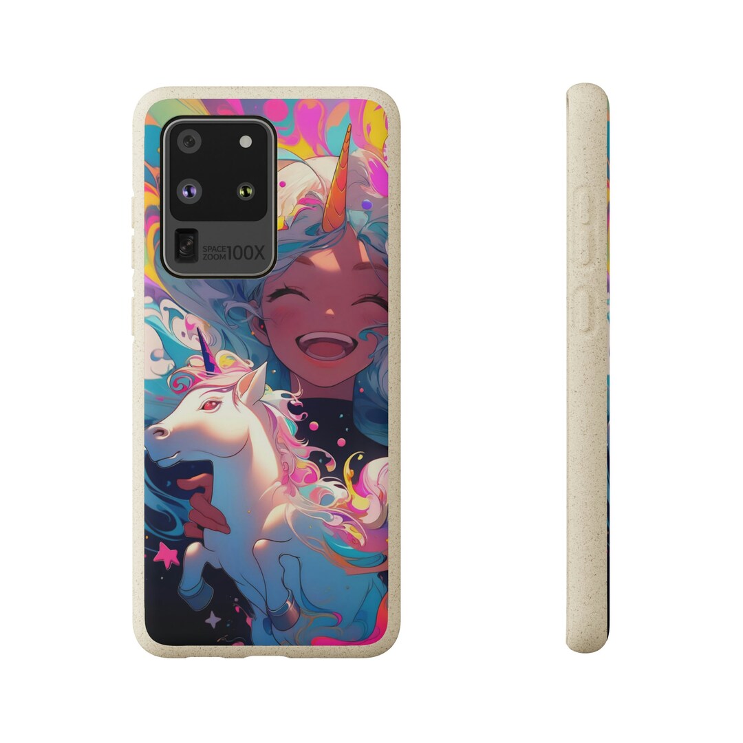 Magical Unicorn Phone Case Anime | Eye-catching and Eco-friendly ...