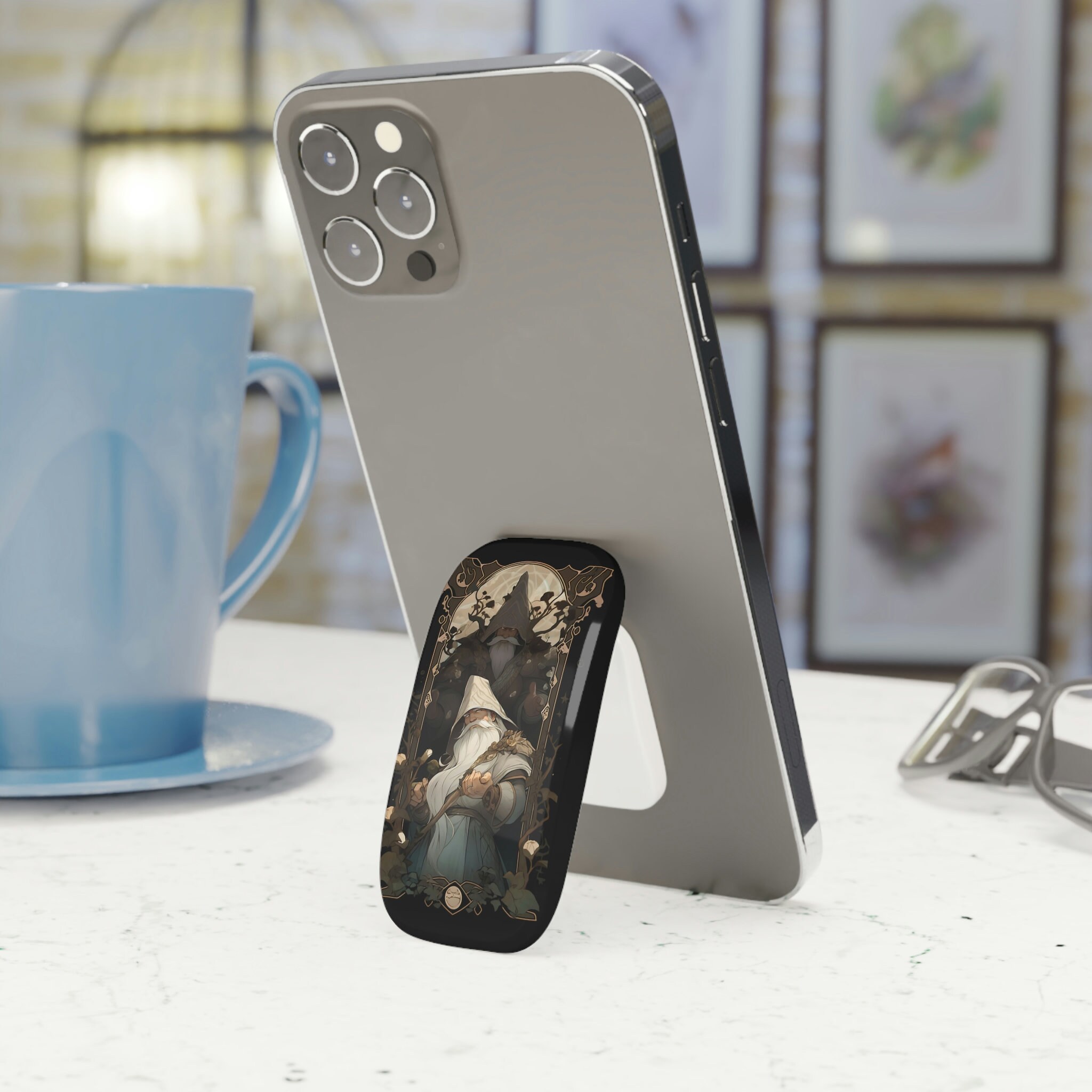 Dark Dwarf Phone Click-on Grip | Enchanting Phone Stand | A Fantasy ...