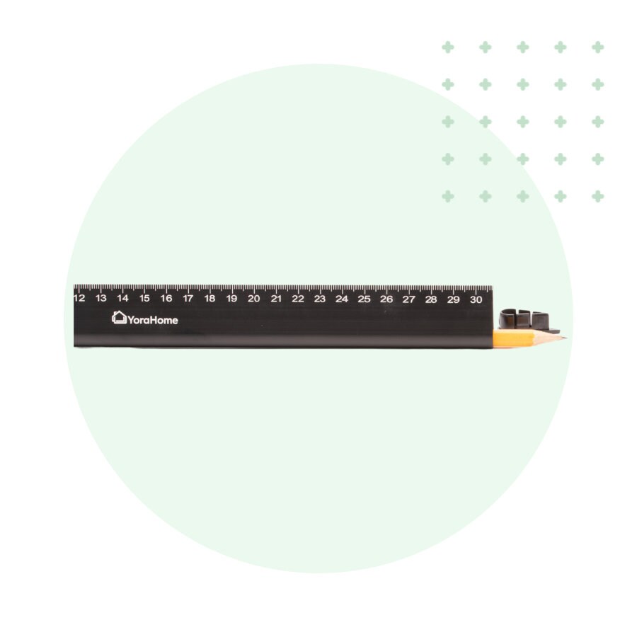 Drop-shaped Aluminum Ruler (built-in Pencil), Drafting Ruler ...