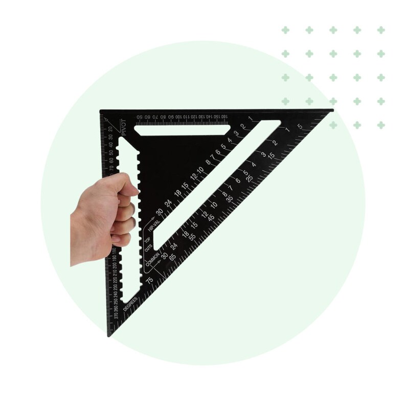 Triangle Square Ruler, Carpenter Square Triangle Ruler, Layout Tool ...