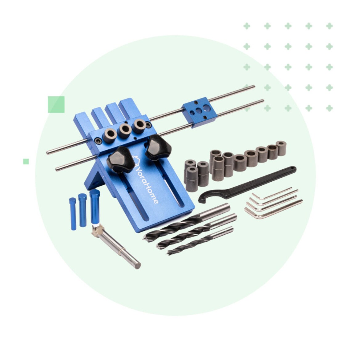 Universal Doweling Jig Kit, Dowelling Jig Set, Dowel Drill Guide Jig ...