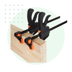 Quick Clamps for Woodworking (4 Pcs), Quick Grip Clamps for Woodwork, 4 ...