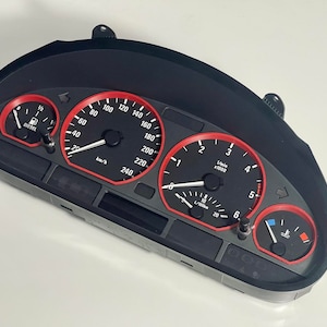 BMW E46 - Gauge Cluster Rings - Etsy