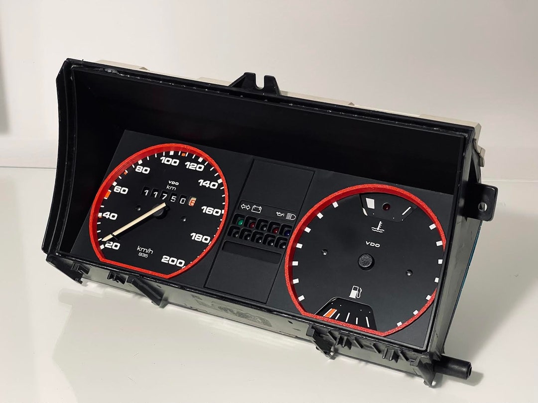 VW Golf MK2 - Gauge Cluster Rings - Etsy