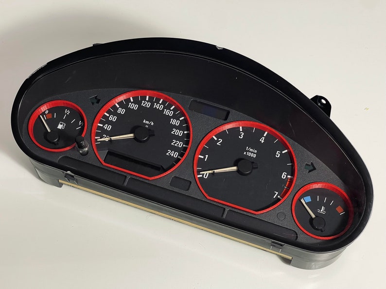BMW E36 - Gauge Cluster Rings - Etsy
