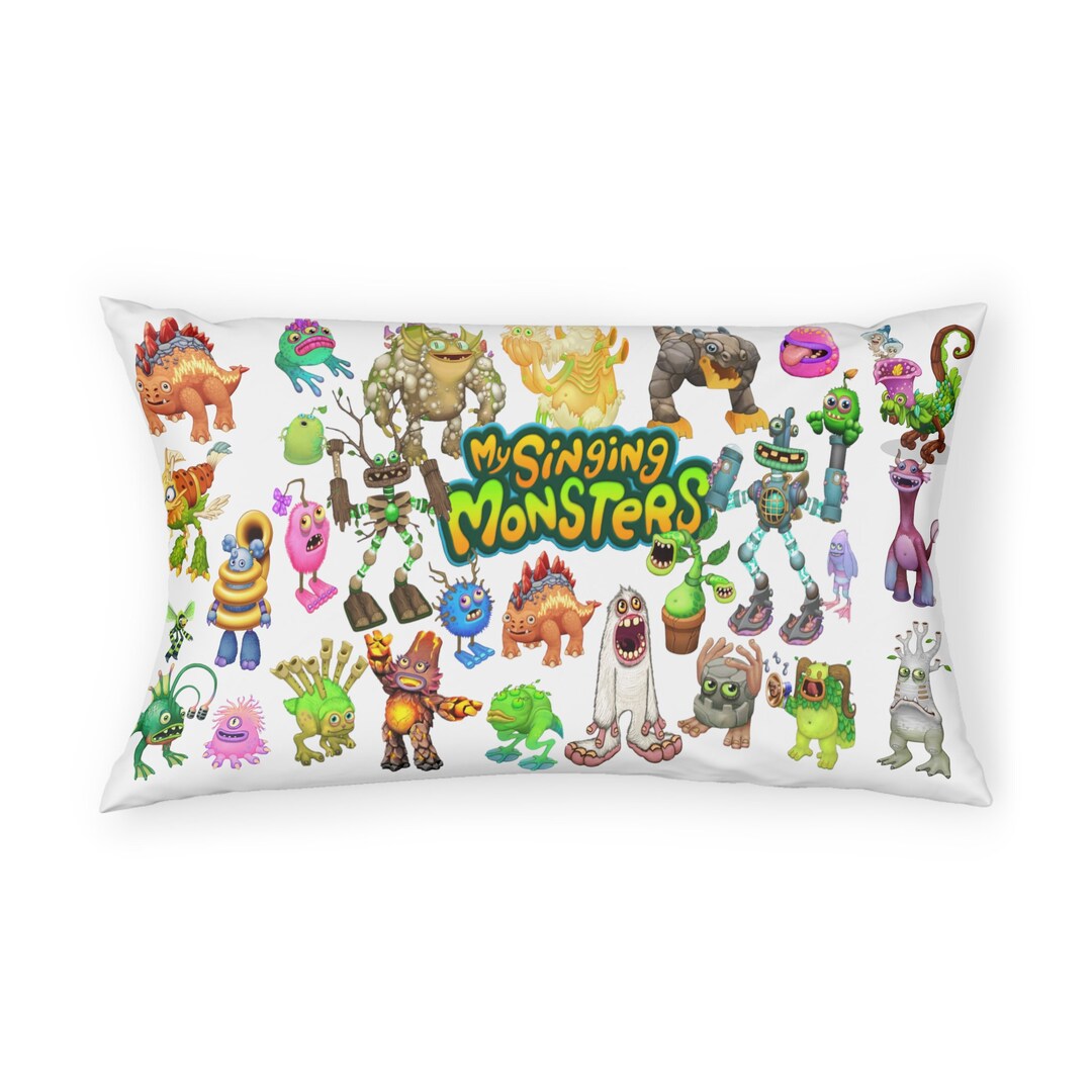 One White My Singing Monsters Pillow Sham - Etsy