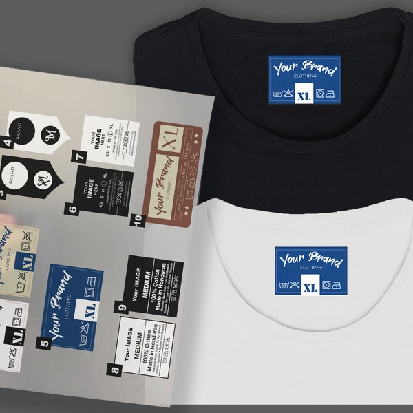 Custom Iron on Clothing Labels - Etsy