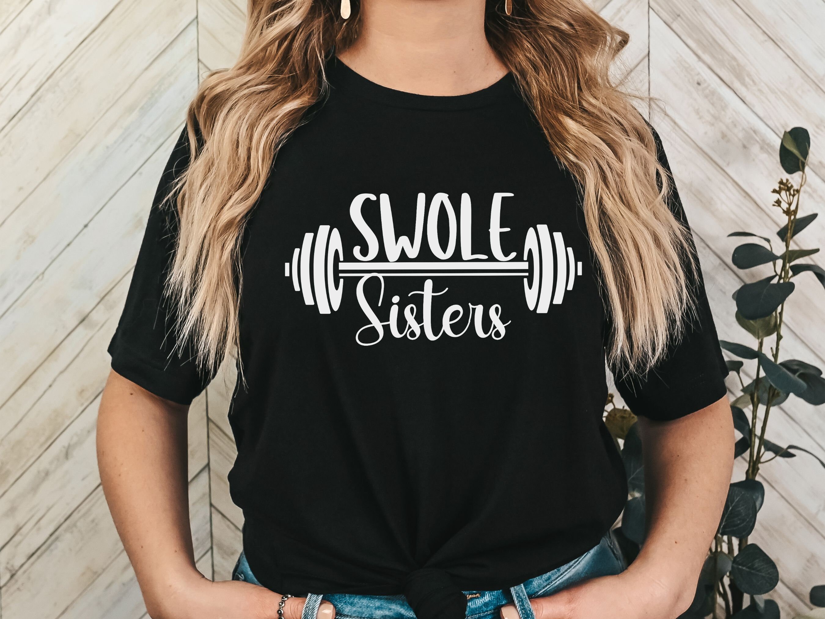 Weight Lifting Shirt Swole Sisters Gift for Gym Bestie - Etsy