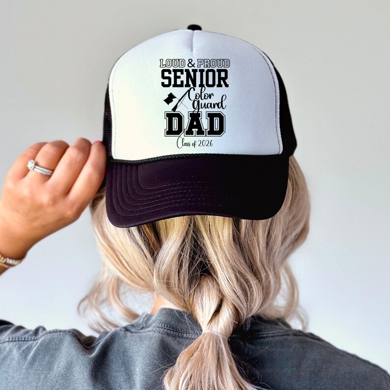 Senior Color Guard Dad PNG & SVG, Class of 2026, Auxiliary Senior ...