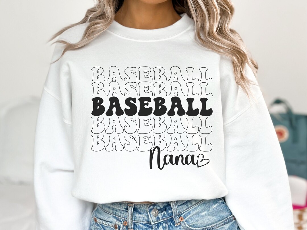 Baseball Nana Shirt, Baseball Gma T-shirt, Gift for Sports Granny, Best ...