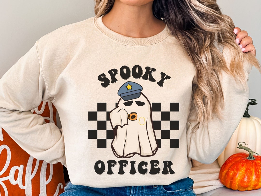 Spooky Officer, Police Halloween Shirt, Law Enforcement Gift, LEO Wife ...