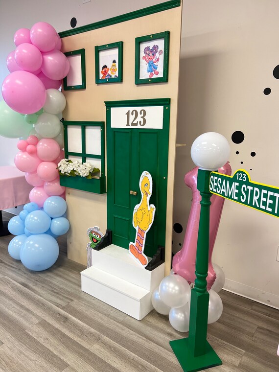 Sesame Street Backdrop