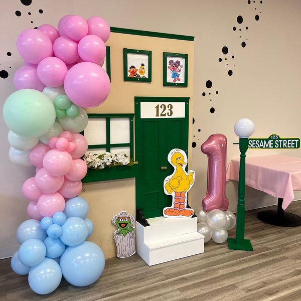 Sesame Street Backdrop - Etsy