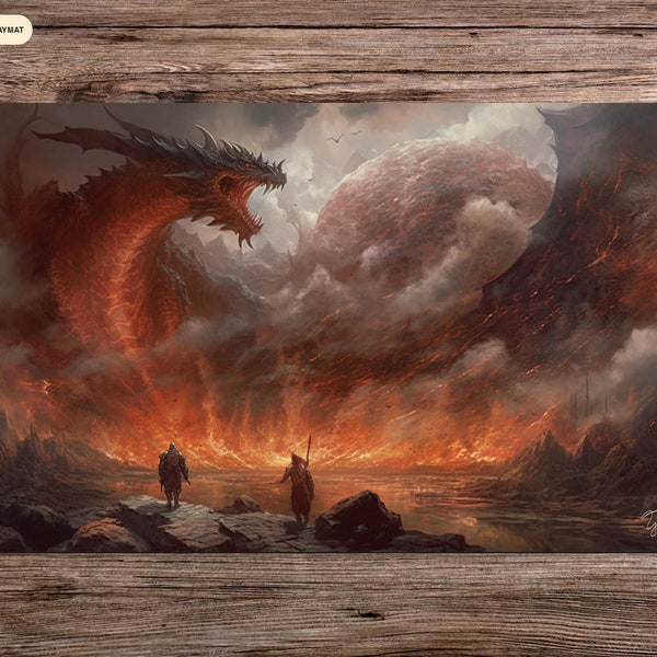 Magic Playmat Dragon - Etsy