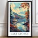 Lake George Poster Lake George Wall Art Riverboat Steamboat Wall Art - Etsy