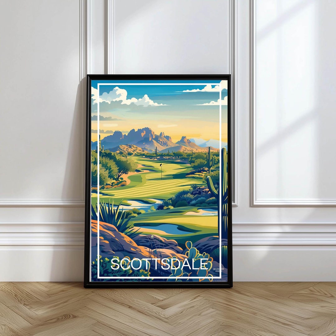 Scottsdale Poster Scottsdale Wall Art Arizona Wall Art Scottsdale ...