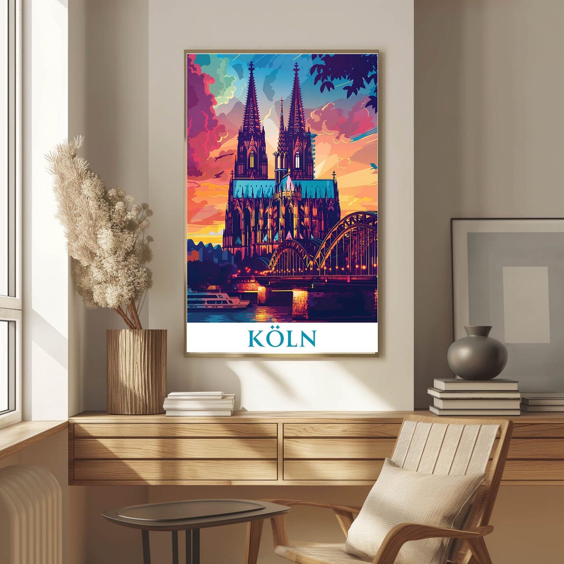 Cologne Cathedral Poster – Germany Travel Art Print - Etsy