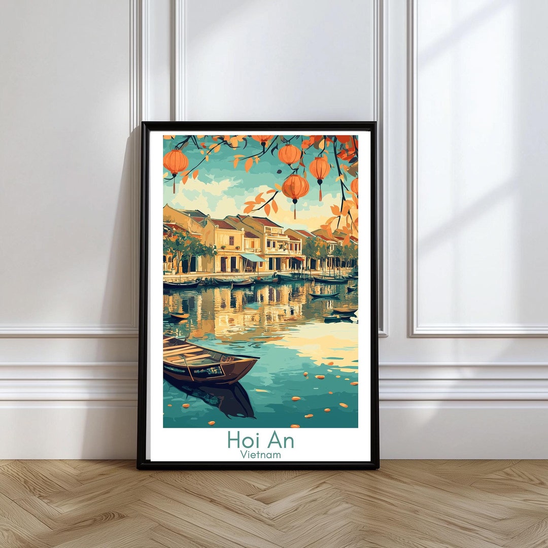 Hoi an Travel Print Hoi an Wall Art Hoi an Travel Poster Hoi an Gift ...
