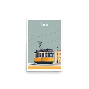 Porto Poster Porto Travel Poster Porto Trolley Poster Porto Cable Car ...
