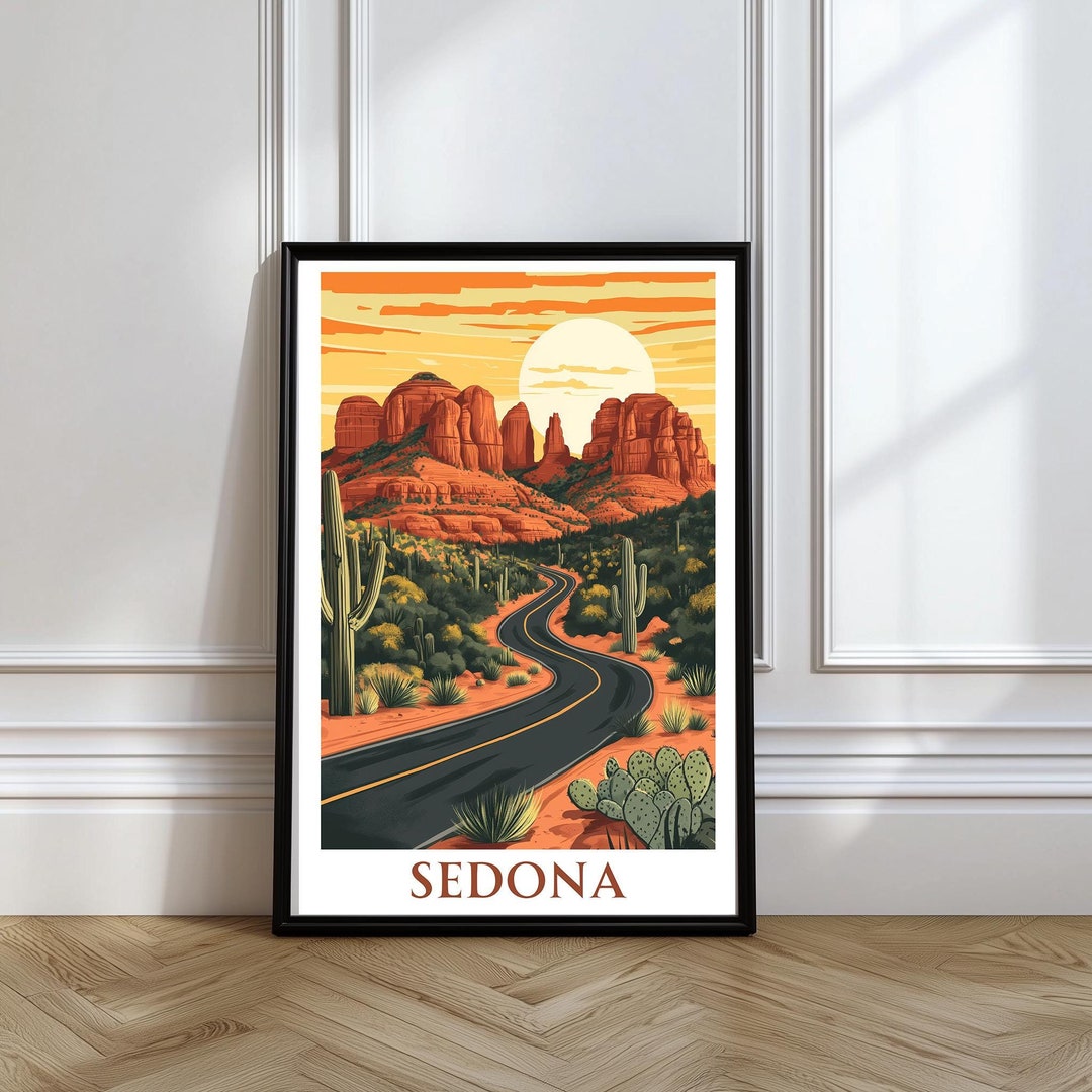 Sedona Poster Sedona Wall Art Sedona Decor Sedona Arizona Art Sedona ...