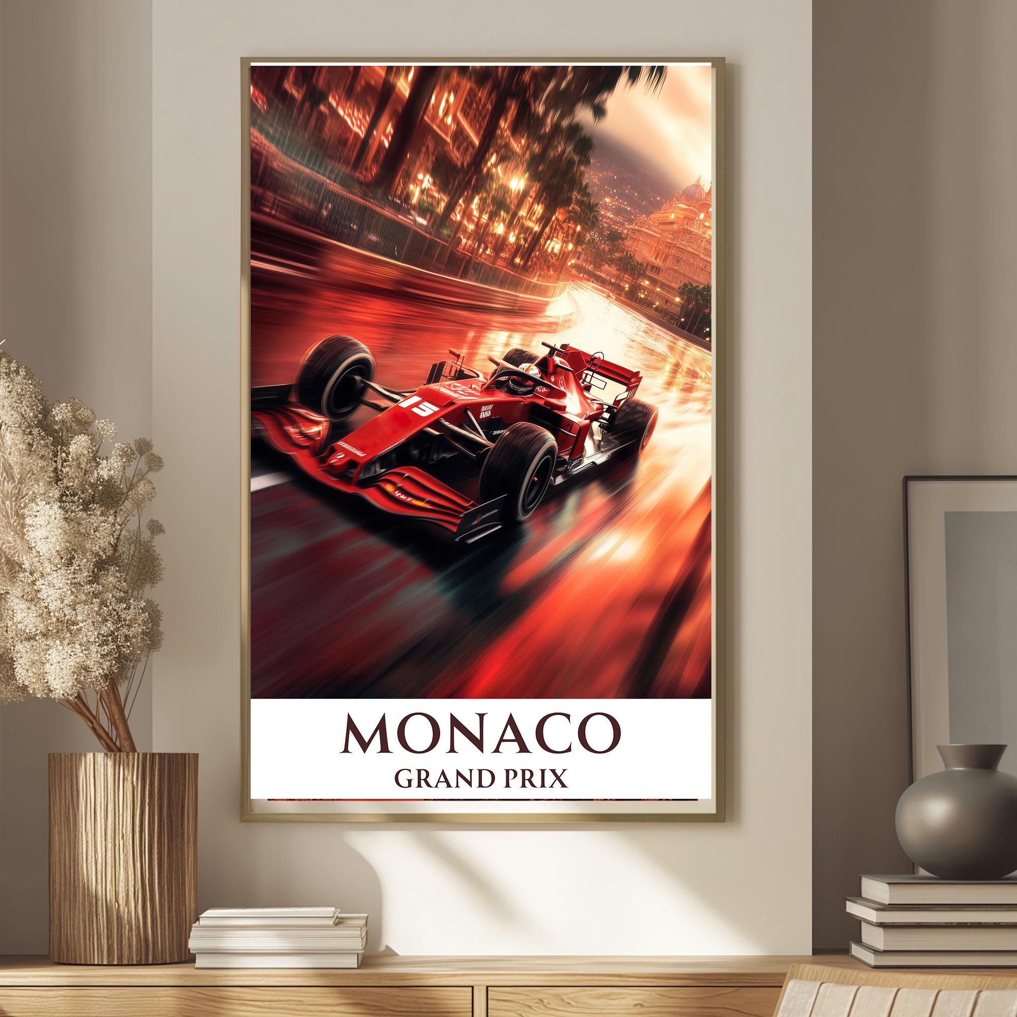 Formula 1 Monaco Grand Prix Poster Formula 1 Monaco Grand Prix Grand ...