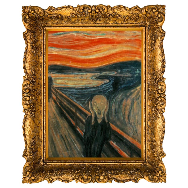 The Scream Printable – Edvard Munch Art 8x10 Digital Download, Iconic ...