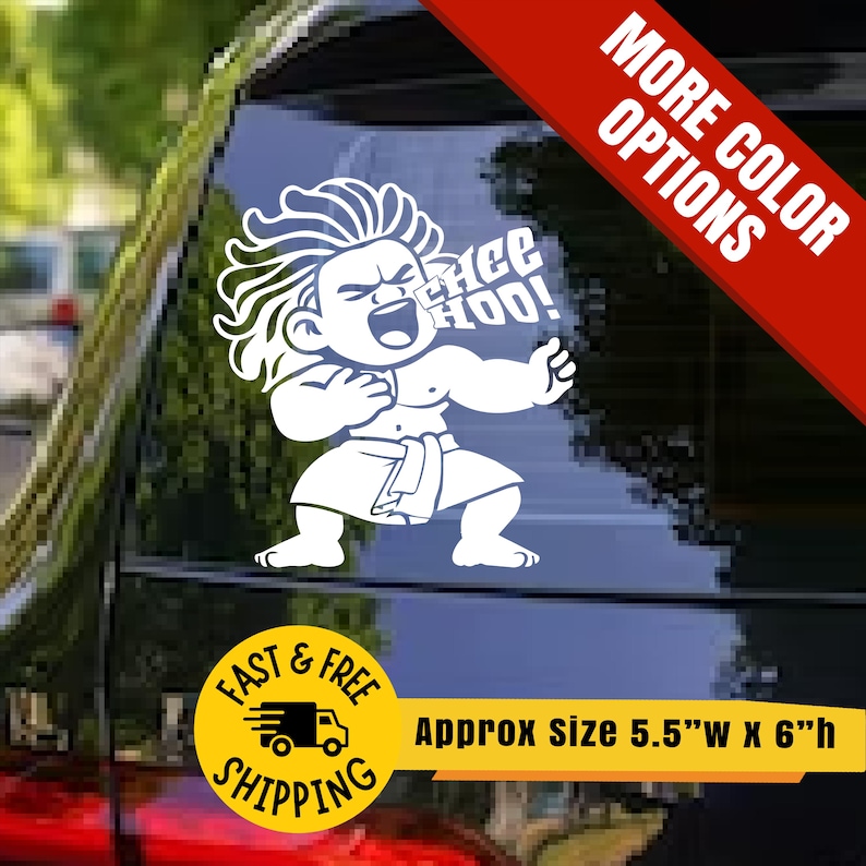 Chee Hoo Hawaii Decal Hawaiian Slang Sticker Aloha Island Style Vinyl ...