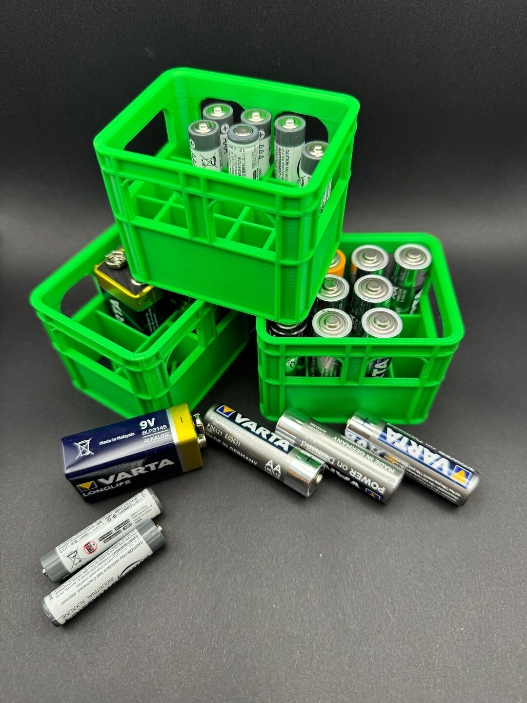 Beer Crate Storage Box for AAA, AA, 9V Batteries - Etsy