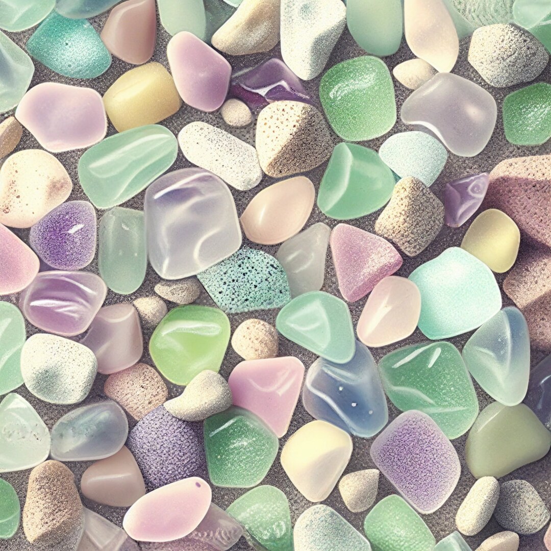 Beach Glass - Realistic - Etsy