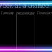 Neon Daily Classroom Agenda, Teacher Organization, Google Slide ...