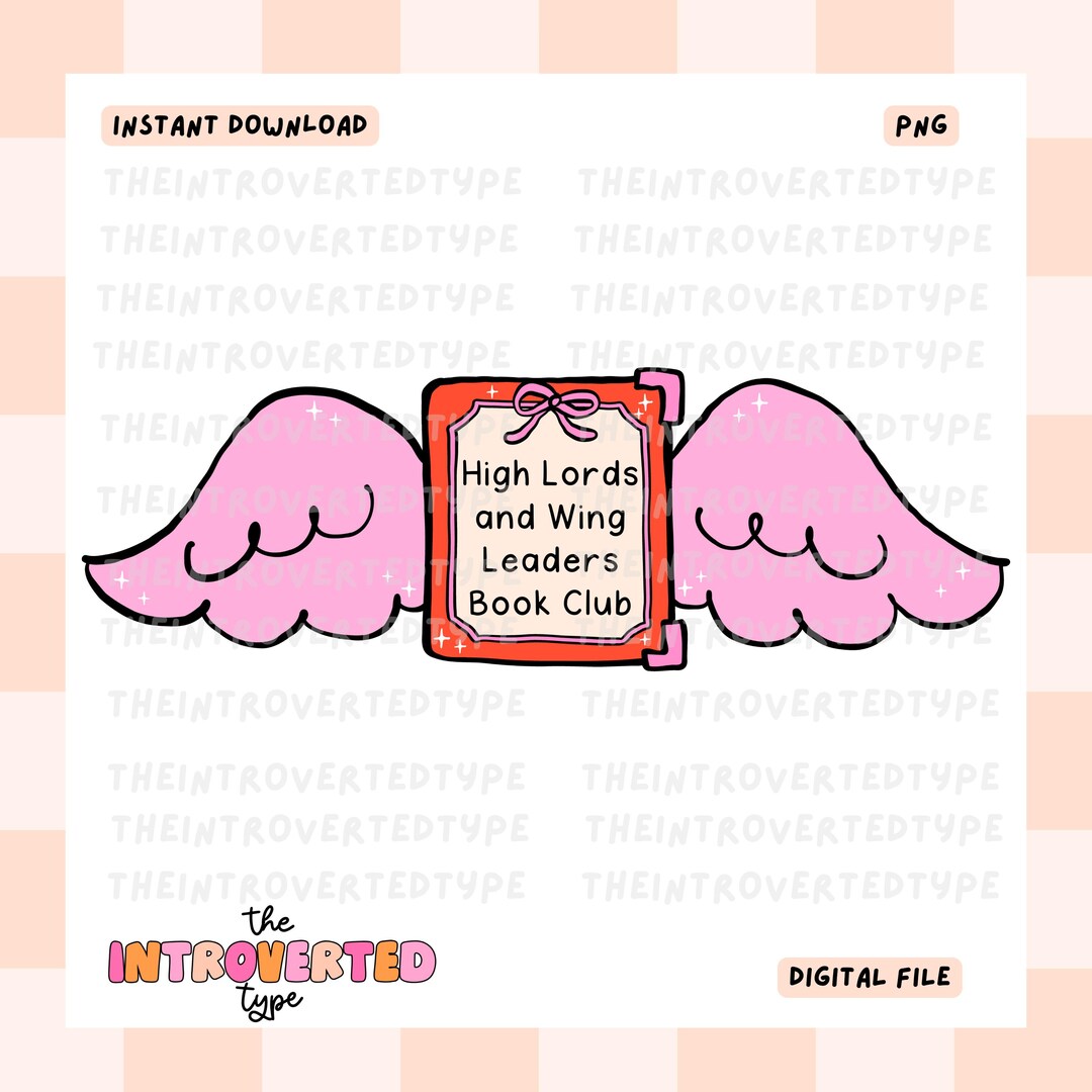 High Lords and Wing Leaders Book Club || PNG, Trendy, Bookish, ACOTAR ...